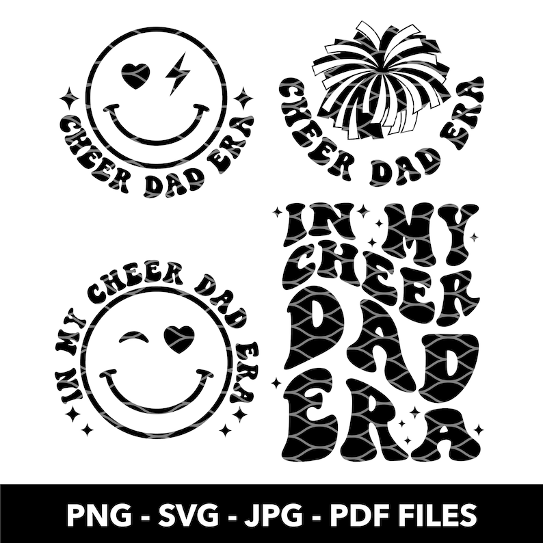 In My Cheer Dad Era PNG SVG, Cheer Dad SVG, Cheer Dad Era Svg ...