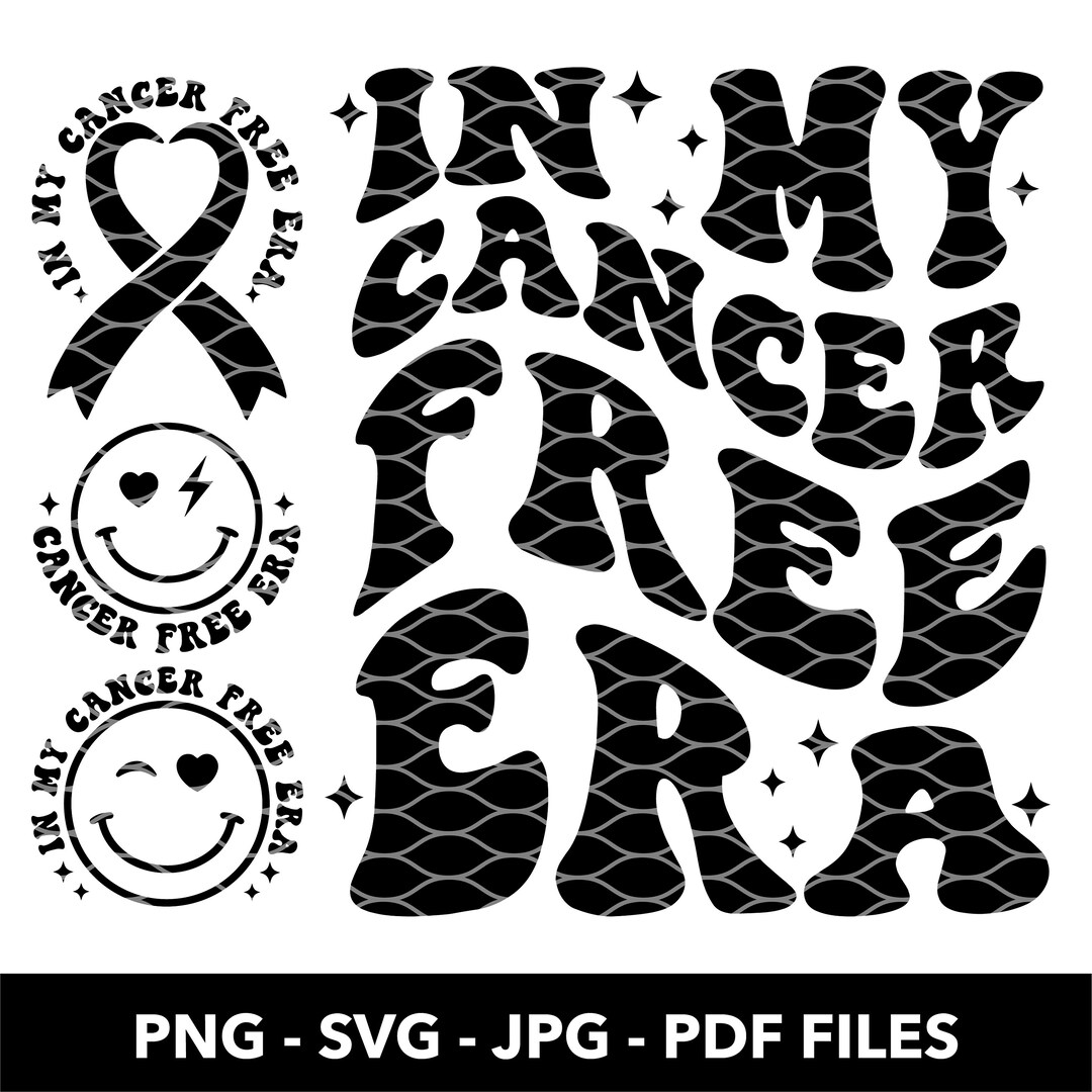 In My Cancer Free Era SVG PNG, Cancer Free Era SVG, Breast Cancer ...