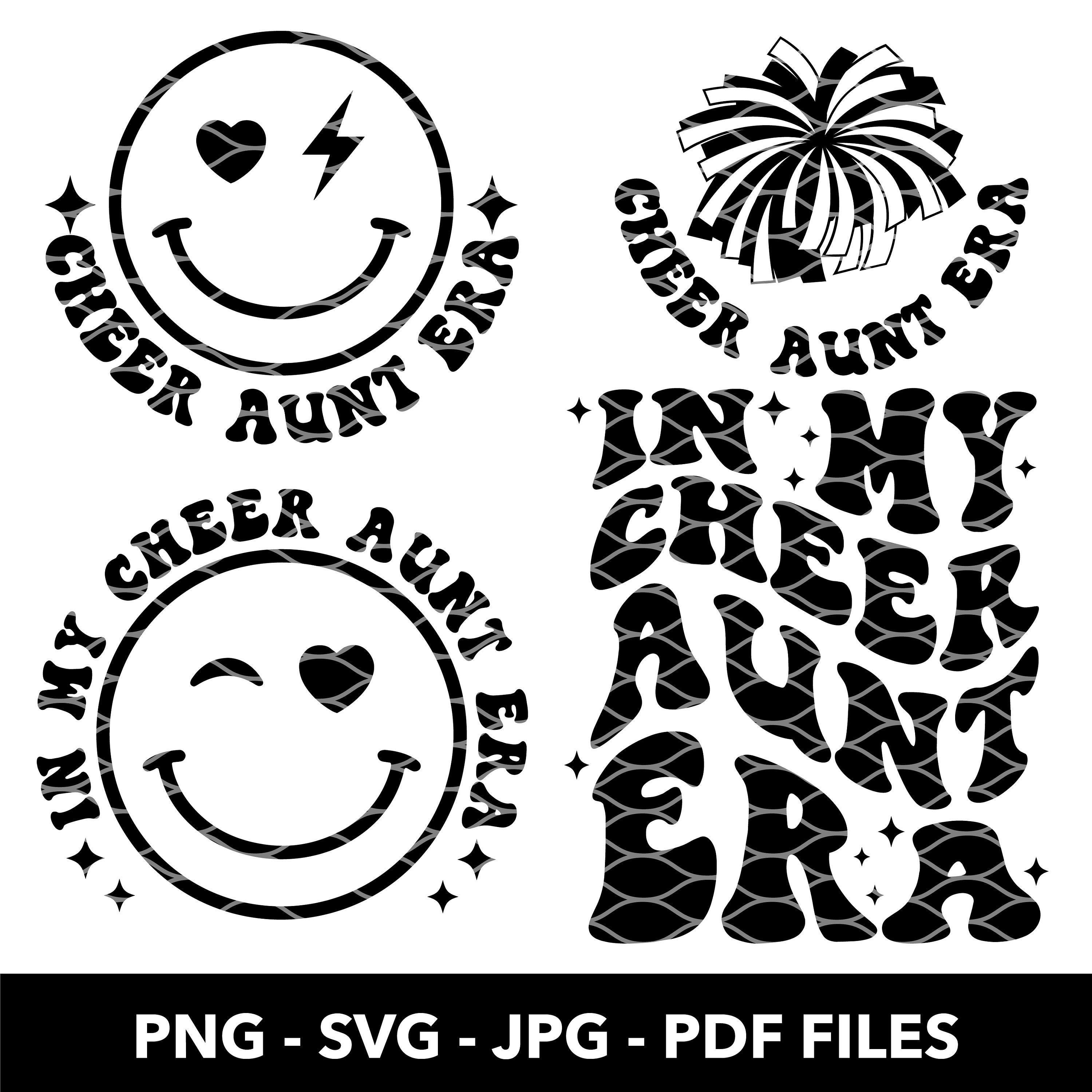 In My Cheer Aunt Era PNG SVG, in My Cheer Aunt Era Svg, Pocket Design ...