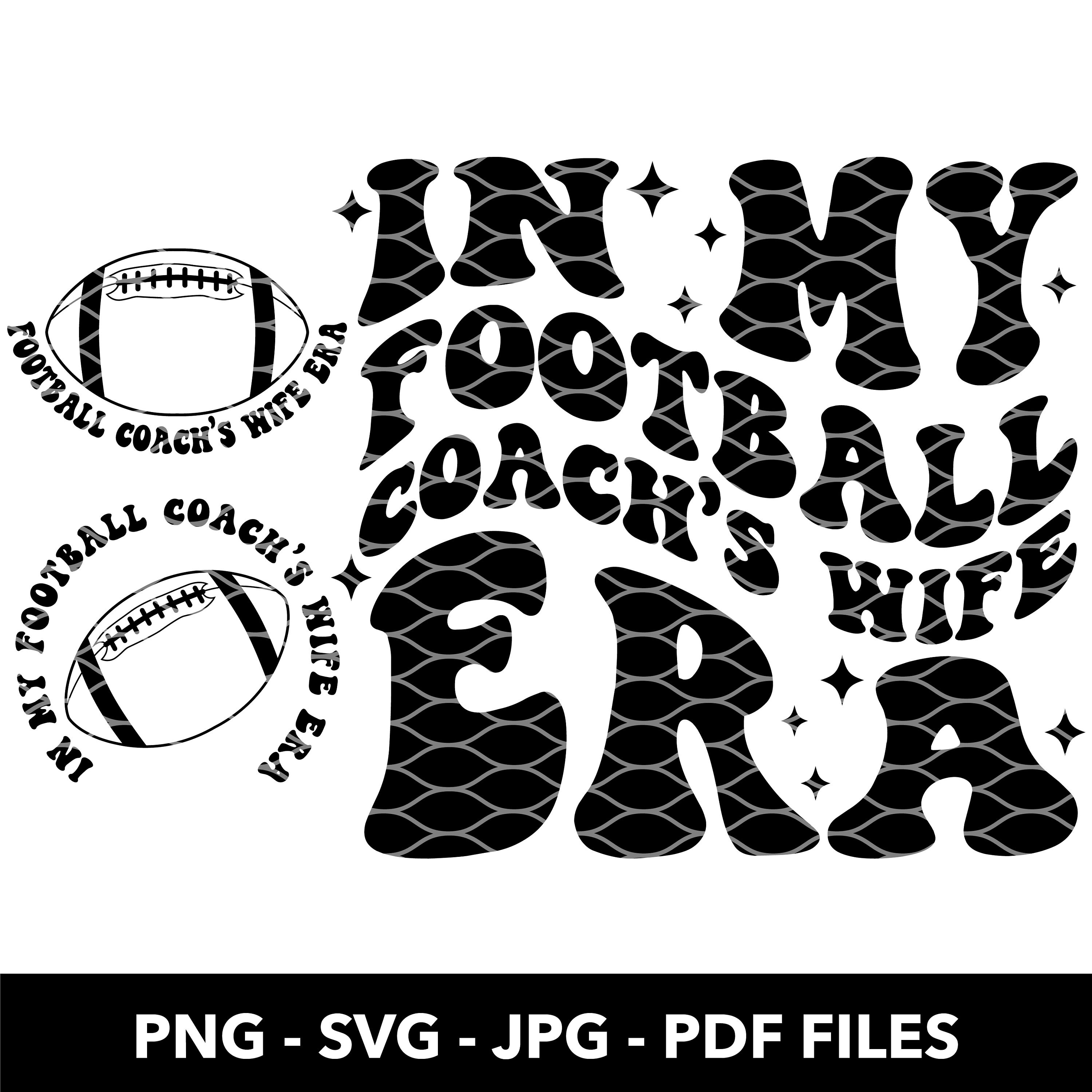 In My Football Coach's Wife Era SVG PNG Football Wife - Etsy