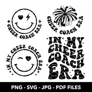 In My Cheer Coach Era SVG PNG, Cheer Coach Svg, Cheerleading Svg, Cheer ...