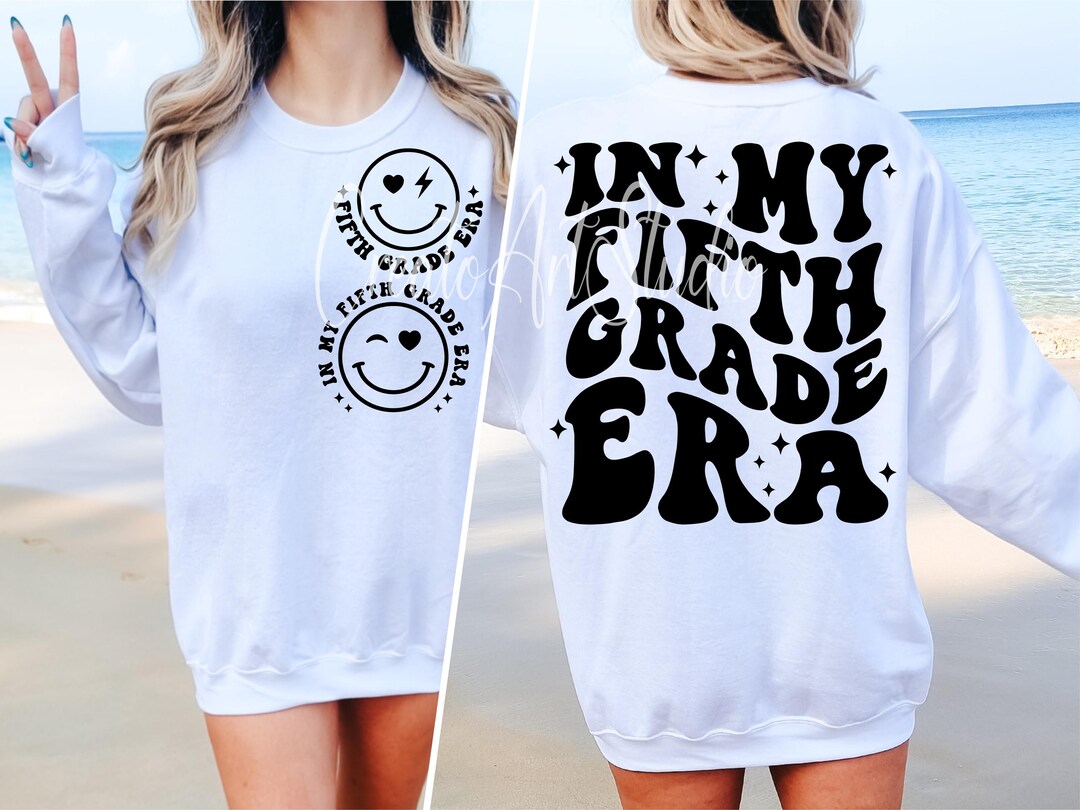 In My Fifth Grade Era SVG PNG, in My 5th Grade Era Svg Png, Five Grade ...