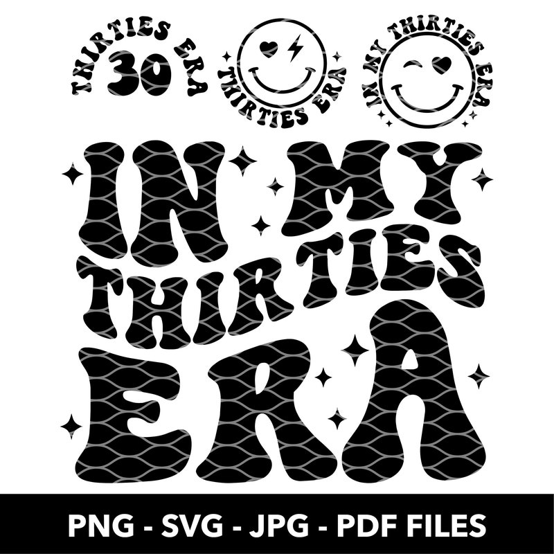 30th Birthday Svg - Etsy