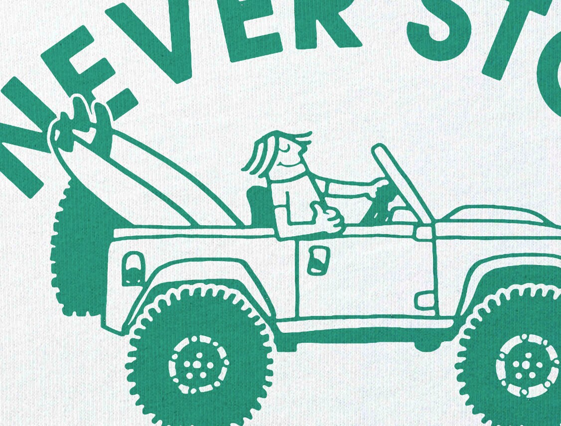 Land Rover 'never Stop, Just Ride' Premium Unisex Crewneck T-shirt - Etsy