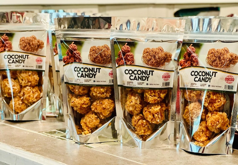 Delicious Snacks. Coconut Candy - Etsy