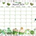 EDITABLE March 2024 Calendar, St. Patrick's Day Sweets Planner, Kids ...