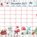 EDITABLE December 2023 Calendar, Christmas Planner, Kids School ...