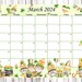 EDITABLE March 2024 Calendar, St. Patrick's Day Gnome Planner, Kids ...