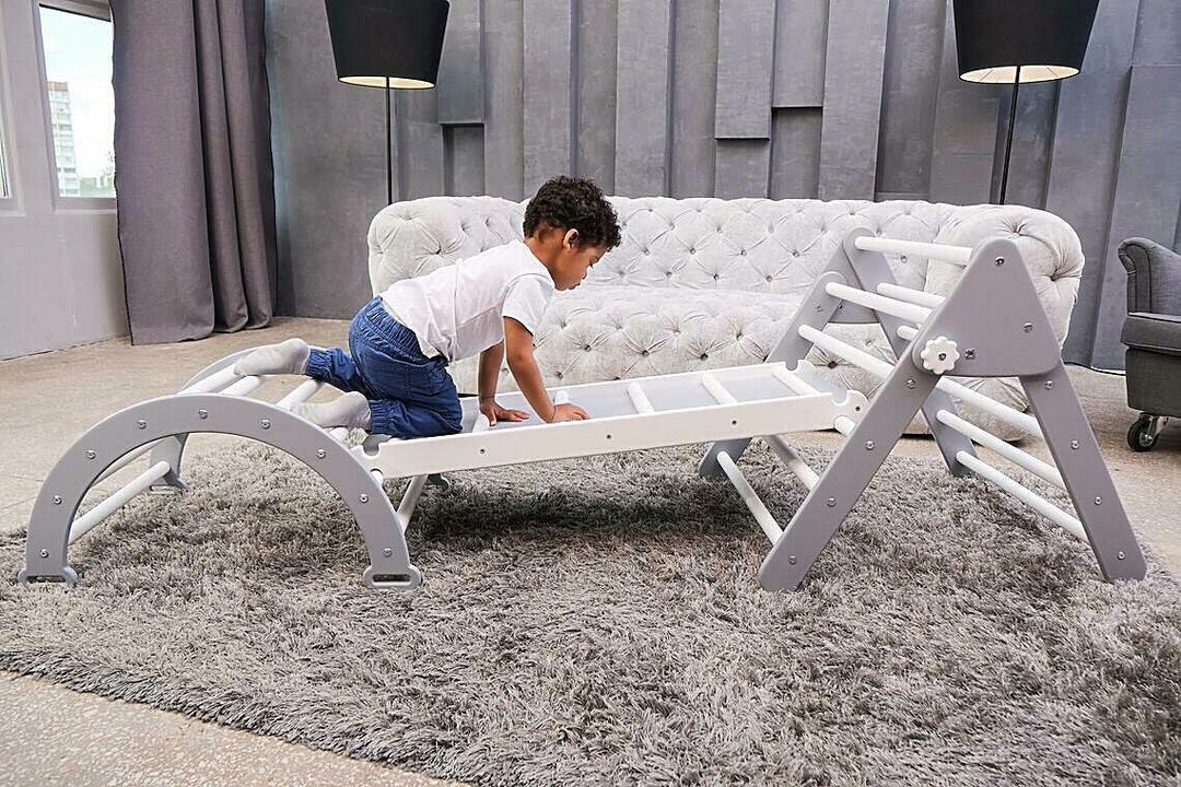 Climbing Set/ Wood Play Gym / Baby Climber/ Baby Climber - Etsy