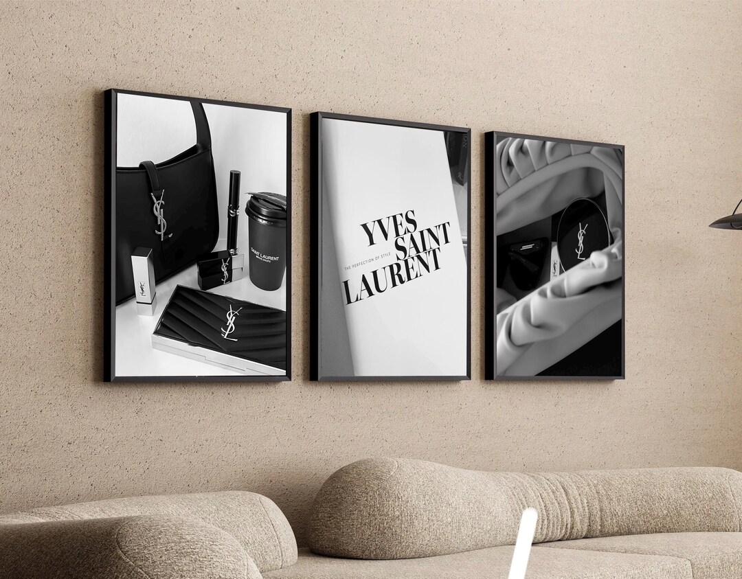 Set of 3 Luxury Fashion Prints, Luxury Fashion Posters, Designer Wall ...