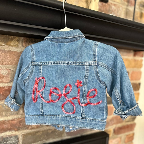 Embroidered Jacket - Etsy