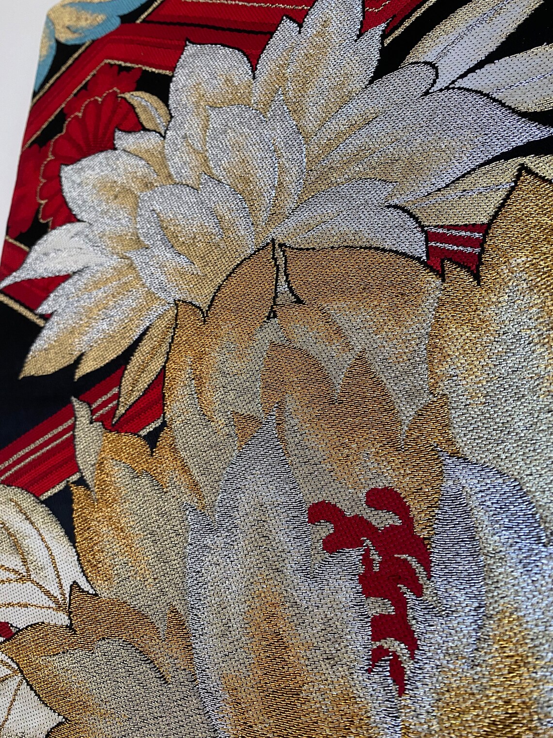 Vintage Obi Fabric Wall Panel / Wall Art - Etsy