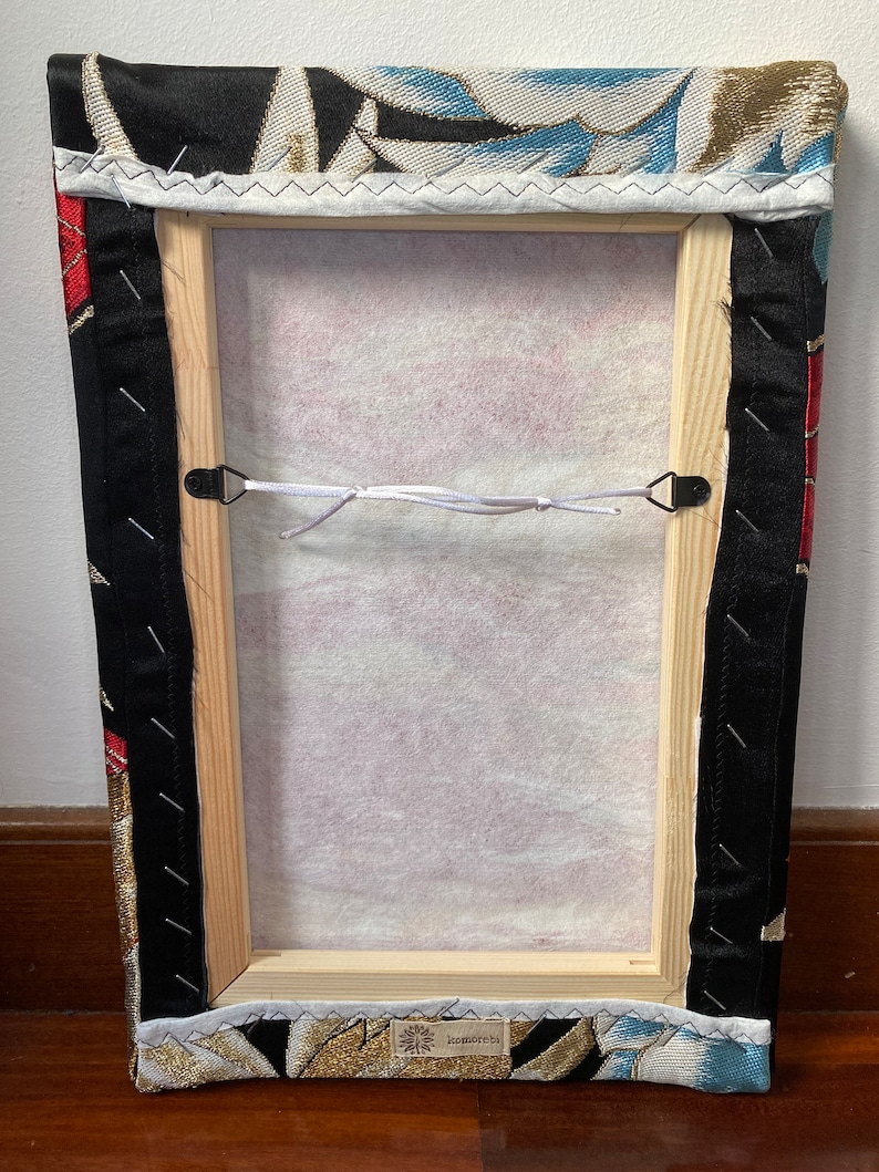 Vintage Obi Fabric Wall Panel / Wall Art - Etsy