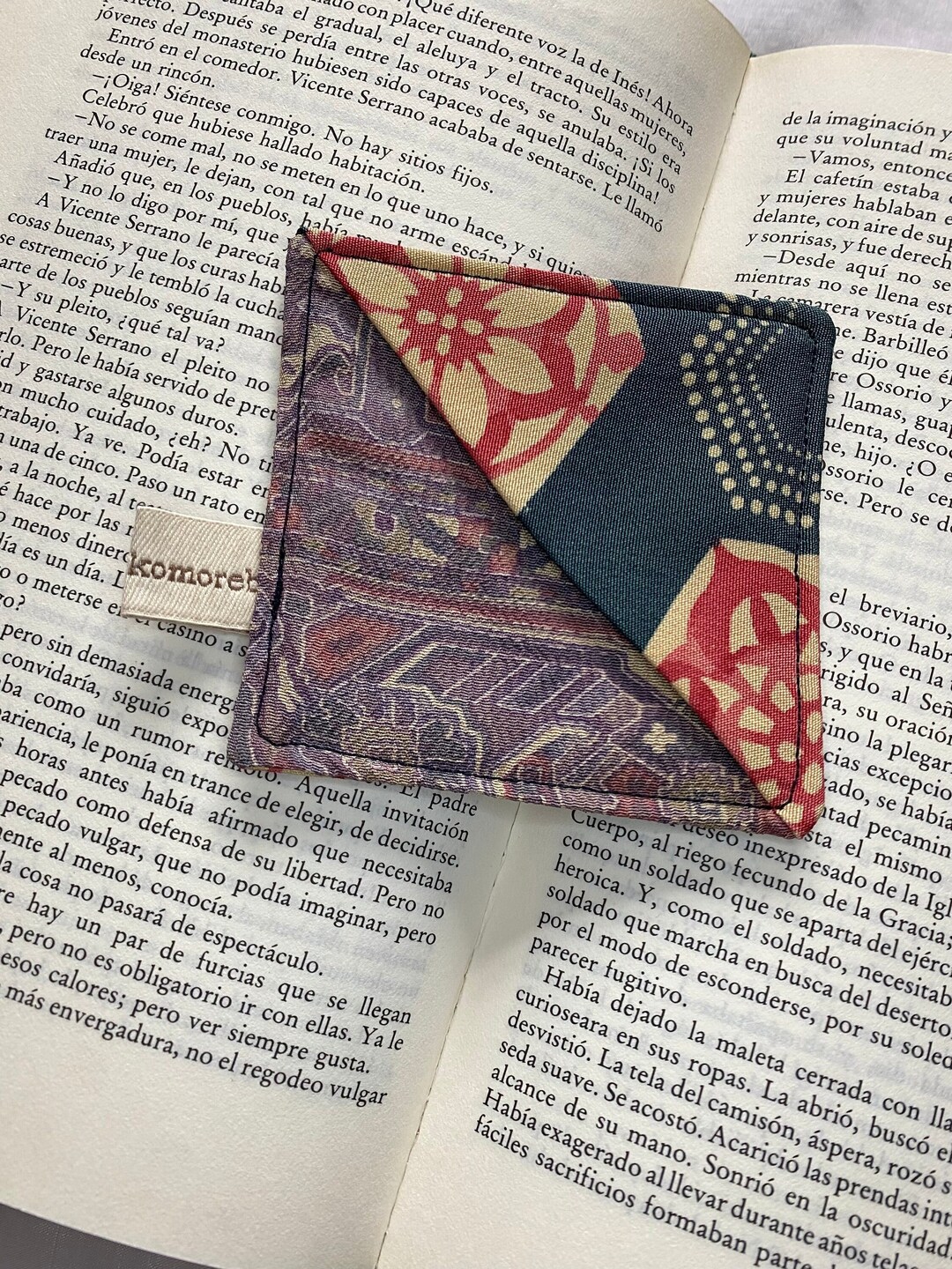 Kimono Fabric Bookmark / Silk, Book Accessory, Reading Accessory, Gift ...