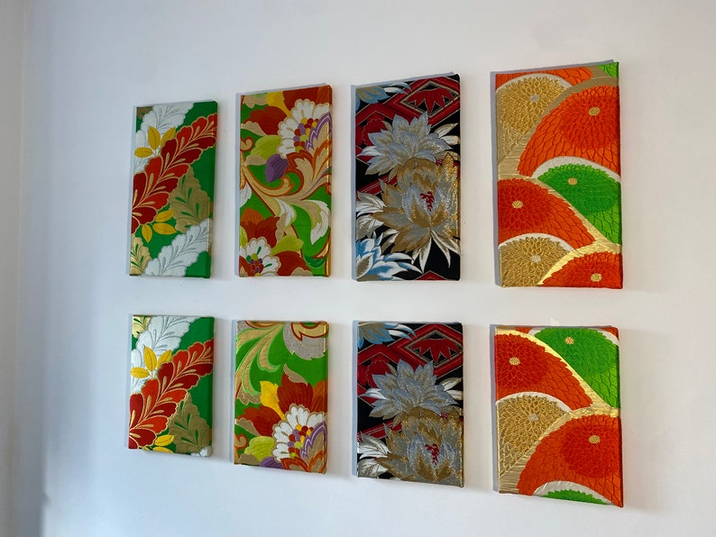 Vintage Obi Fabric Wall Panel / Wall Art - Etsy