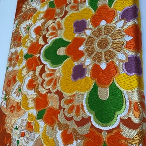 Vintage Obi Fabric Wall Panel / Wall Art, Art Frame, Kimono, Homedecor ...