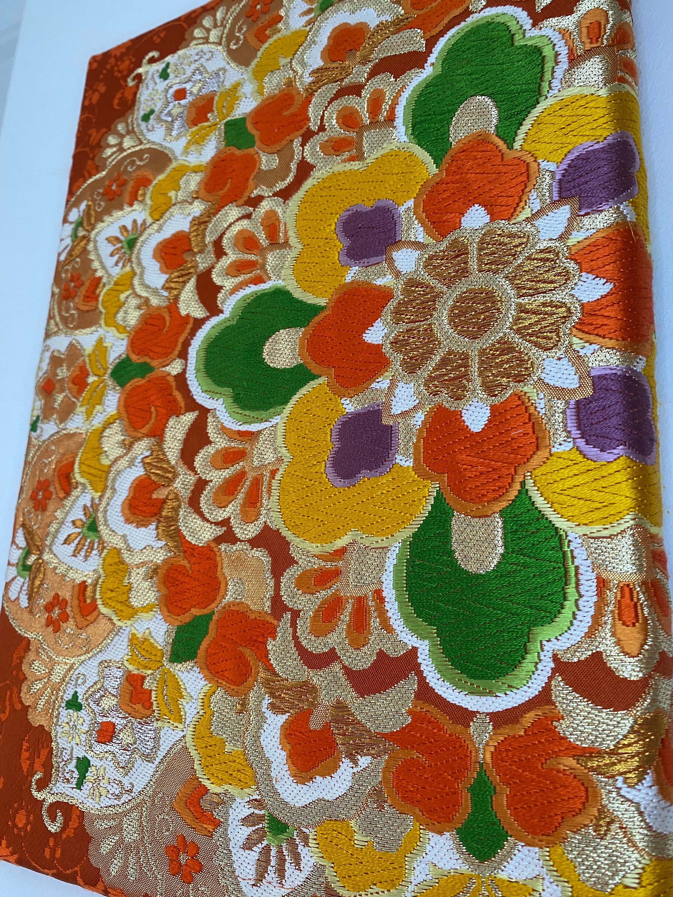 Vintage Obi Fabric Wall Panel / Wall Art, Art Frame, Kimono, Homedecor ...