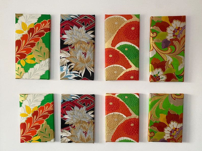 Vintage Obi Fabric Wall Panel / Wall Art - Etsy