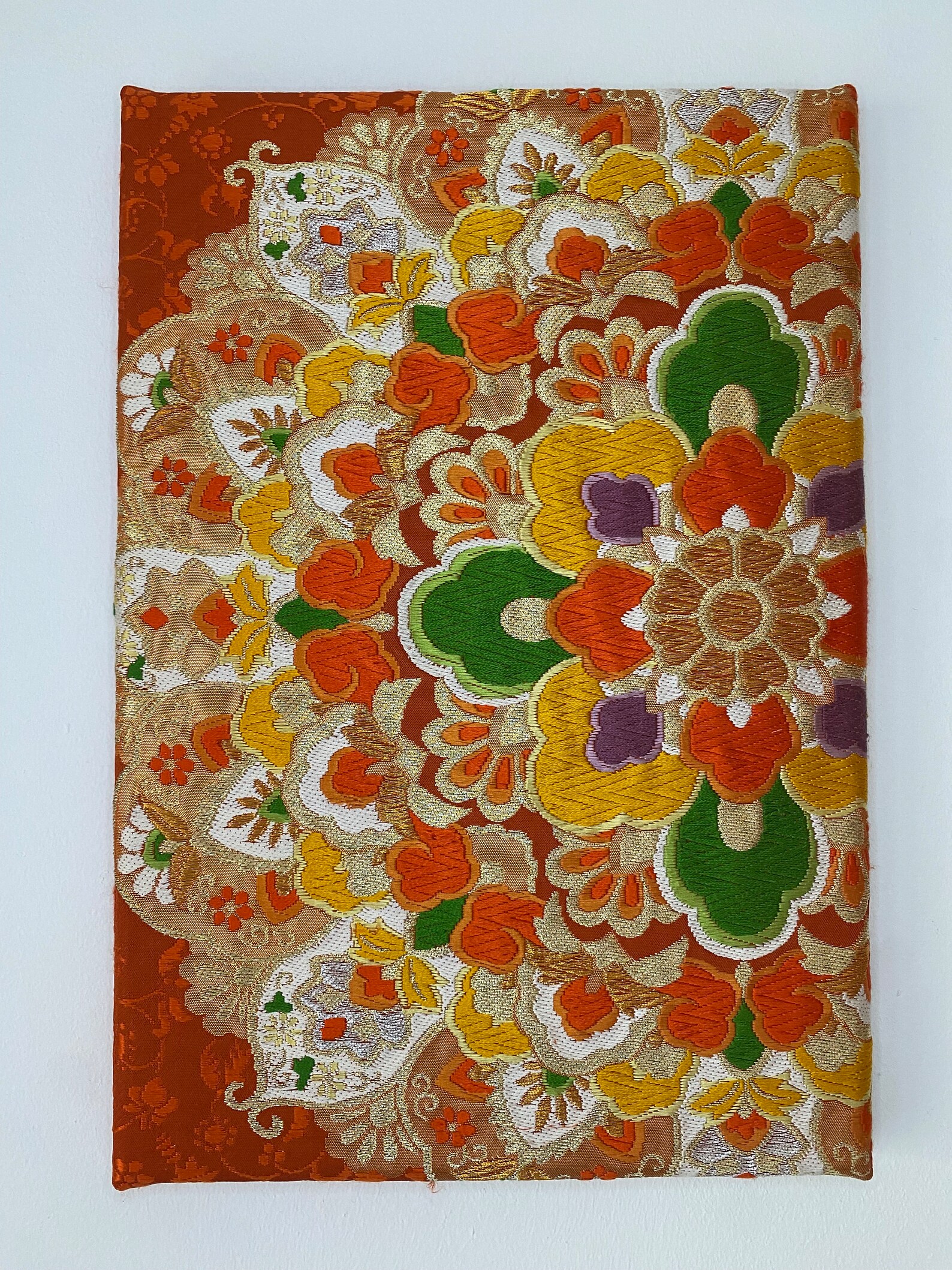 Vintage Obi Fabric Wall Panel / Wall Art, Art Frame, Kimono, Homedecor ...
