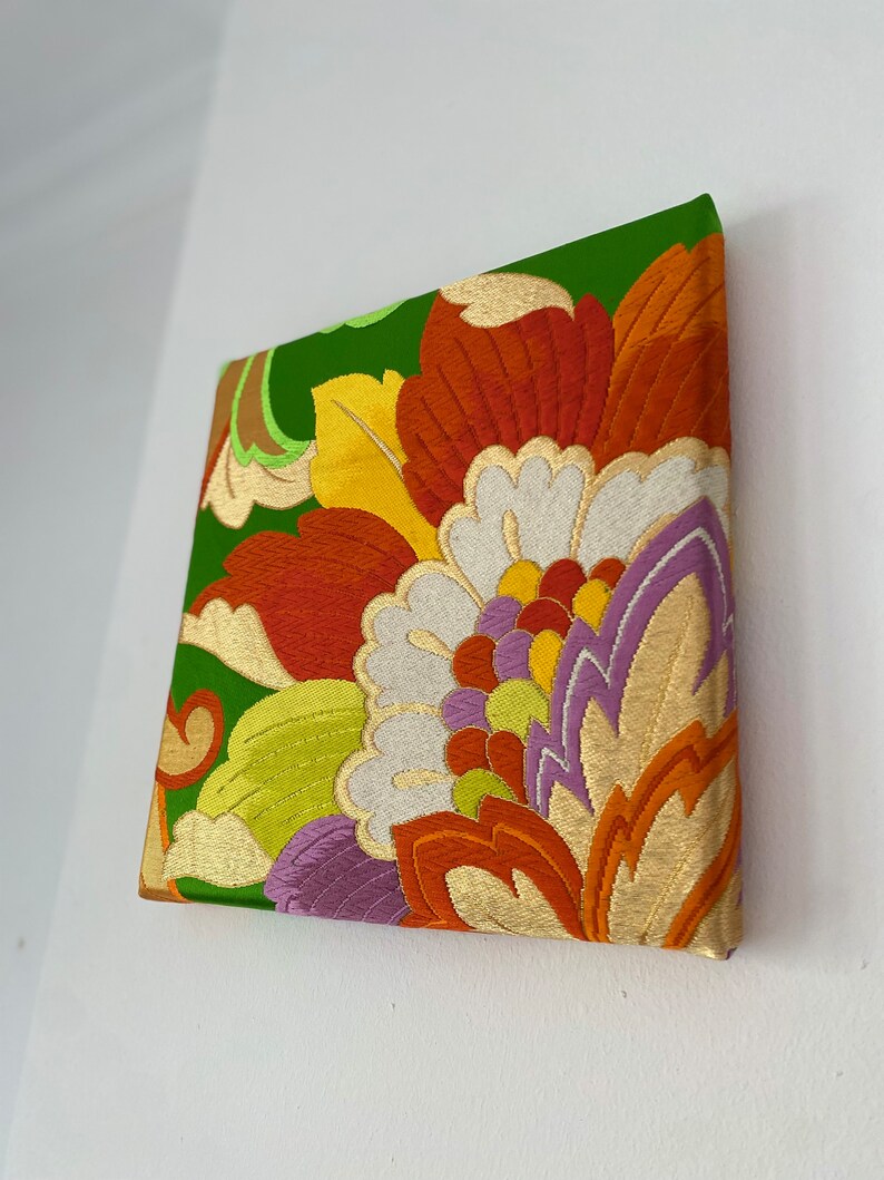 Vintage Obi Fabric Wall Panel / Wall Art - Etsy