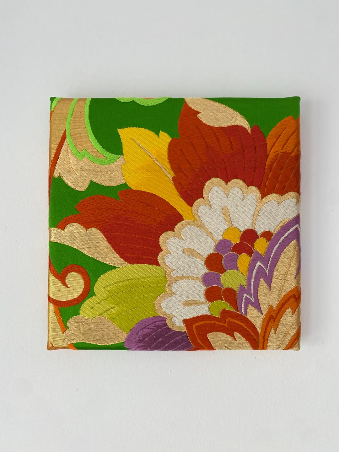 Vintage Obi Fabric Wall Panel / Wall Art, Art Frame, Homedecor, Kimono ...