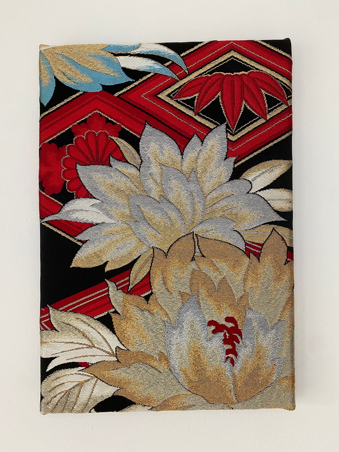 Vintage Obi Fabric Wall Panel / Wall Art - Etsy