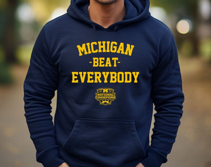 Michigan BEAT Everybody T-shirt, Michigan Football, Free Harbaugh ...