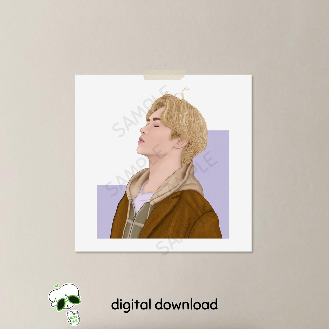 Kun Wayv NCT Kpop Fan Art Printable - Aesthetic Wall Decor – Digital ...