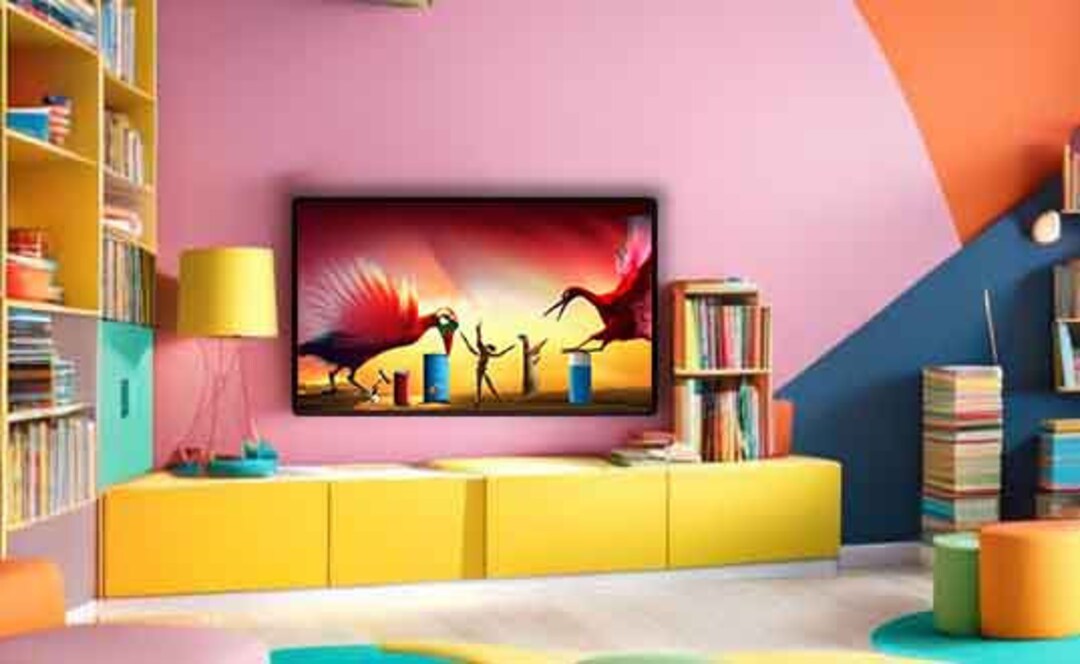 Imaginary Birds: 2 Digital Art Living Room Art Gallery - Etsy