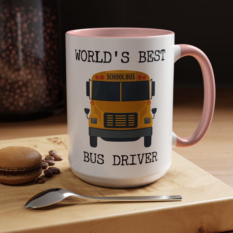School Bus Driver Coffee Mug: Vibrant Ceramic Mug, Appreciation Gift - Etsy