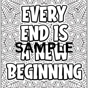 30 Printable Motivational Quote Coloring Pages | Positive Activity ...