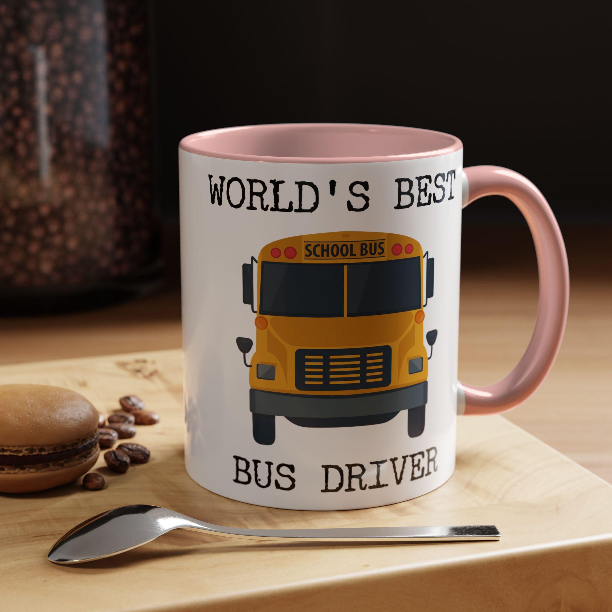 School Bus Driver Coffee Mug: Vibrant Ceramic Mug, Appreciation Gift - Etsy