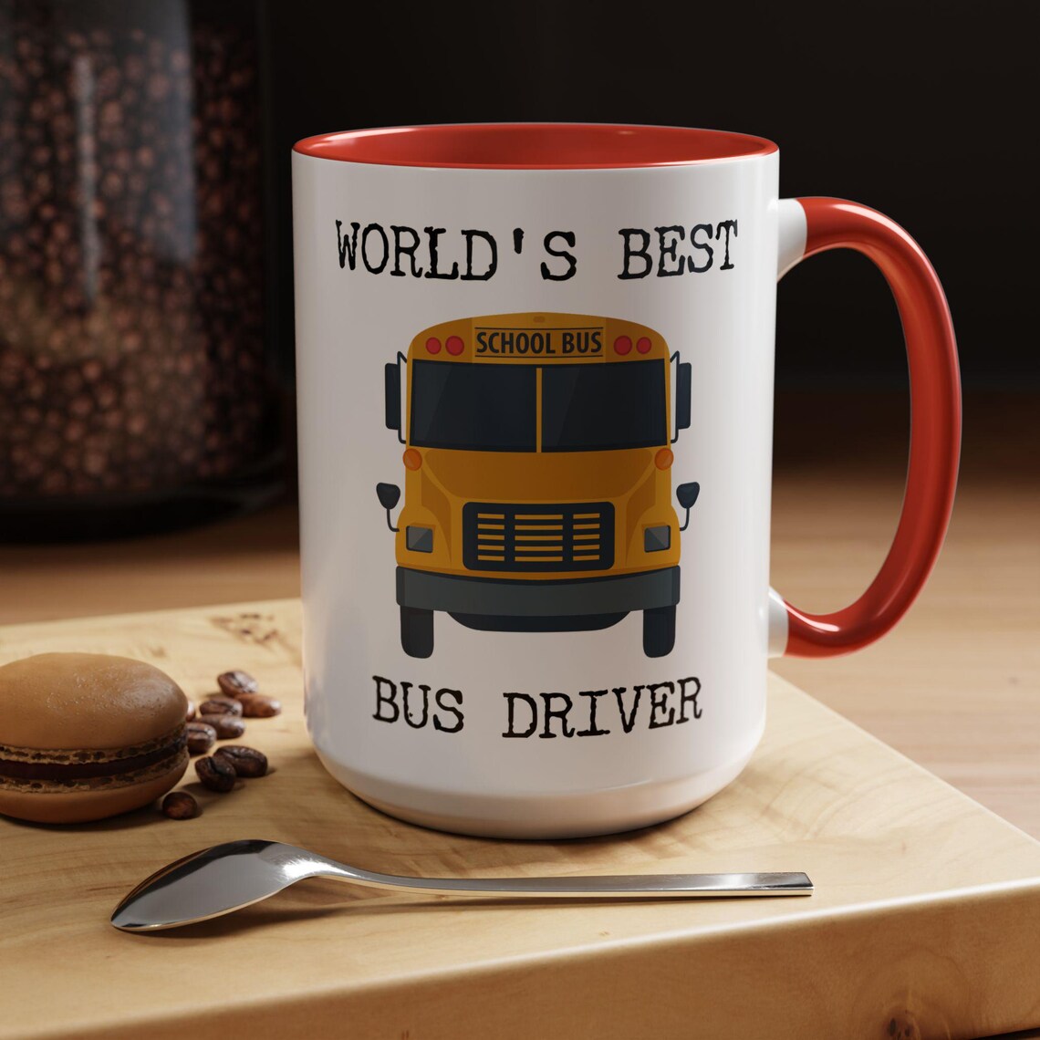 School Bus Driver Coffee Mug: Vibrant Ceramic Mug, Appreciation Gift - Etsy