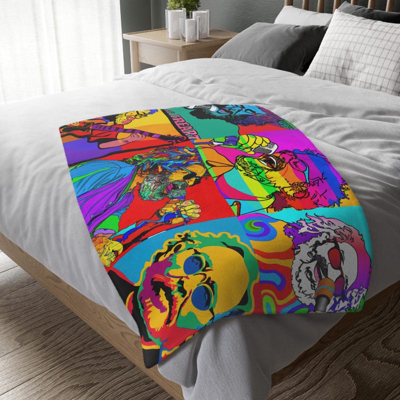 Grateful Dead Blanket - Etsy