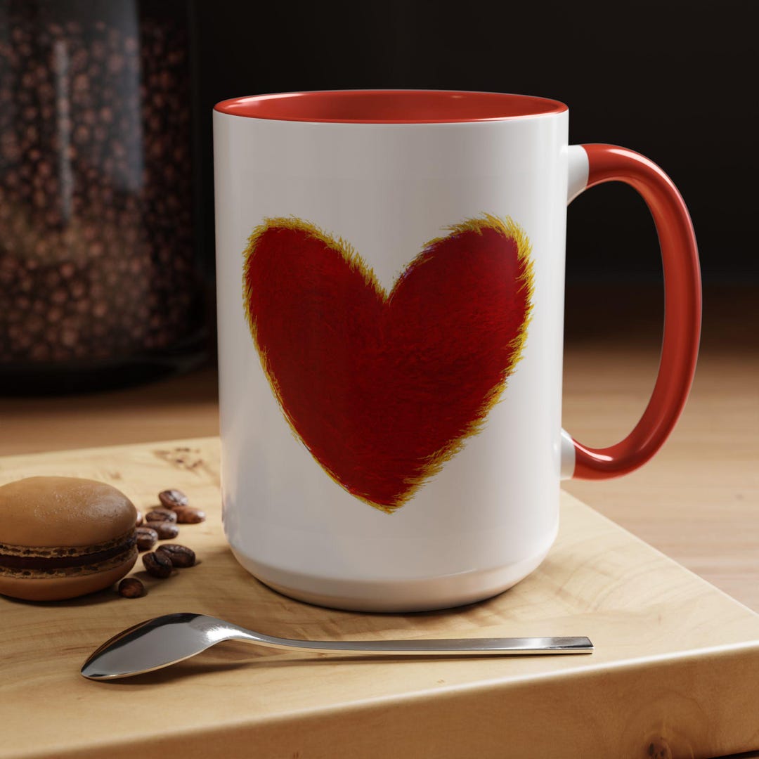 Heart Mug, Heart Symbol, Valentines Mug, Vday Mug, Valentine's Day ...