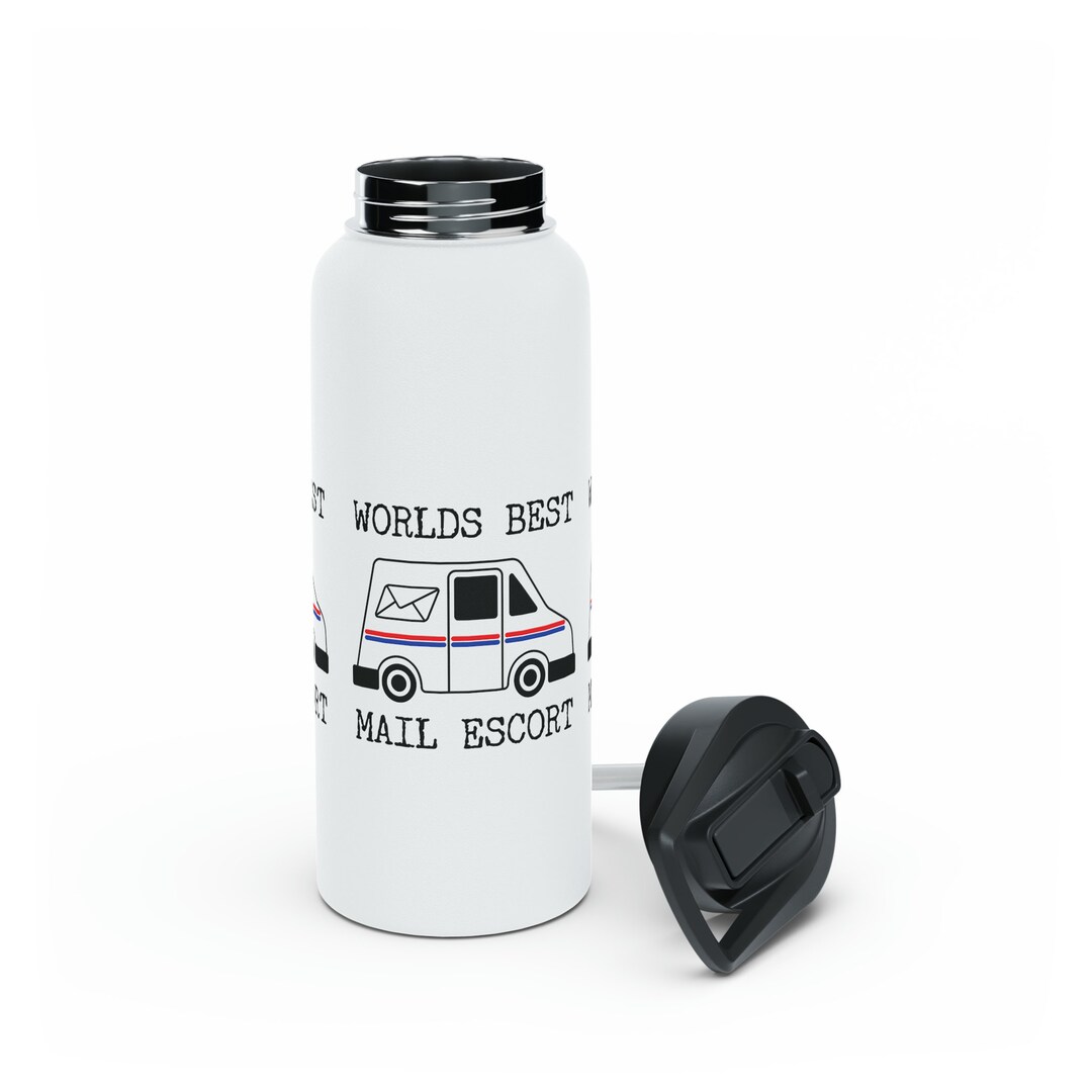 Mail Carrier Stainless Steel Water Bottle, Mailman Gift - Etsy