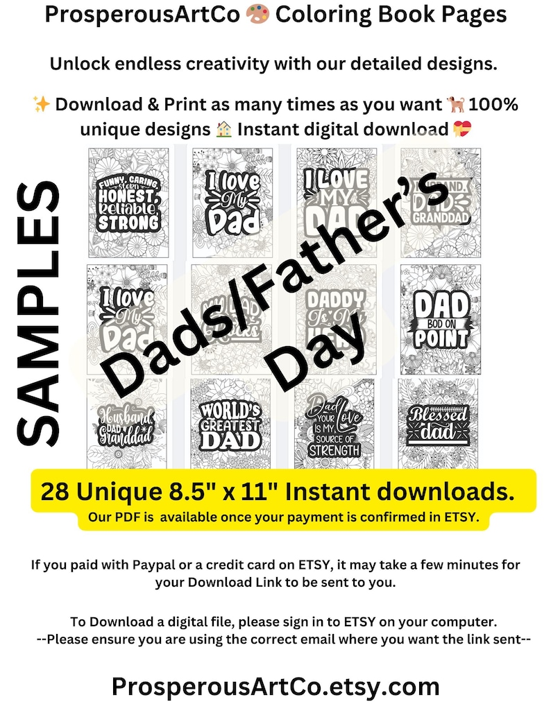 28 Printable Dads Fathers Day Coloring Pages | Positive Activity Sheets ...