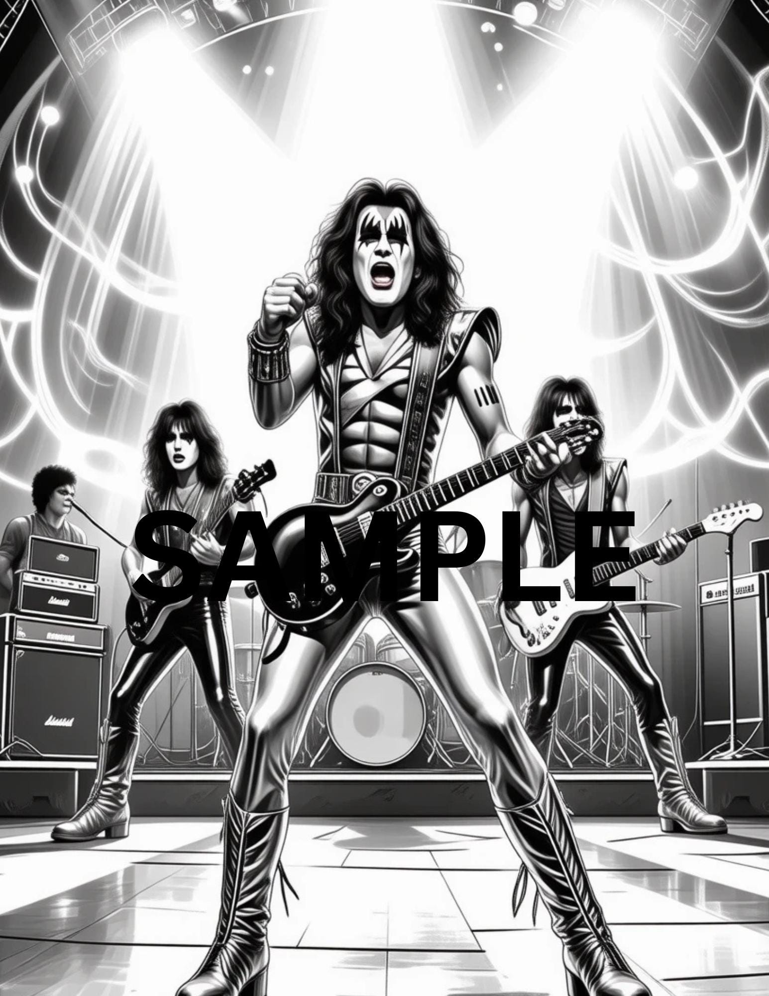 Rock Star Coloring Pages Printable – 34 Musician Coloring Sheets PDF ...