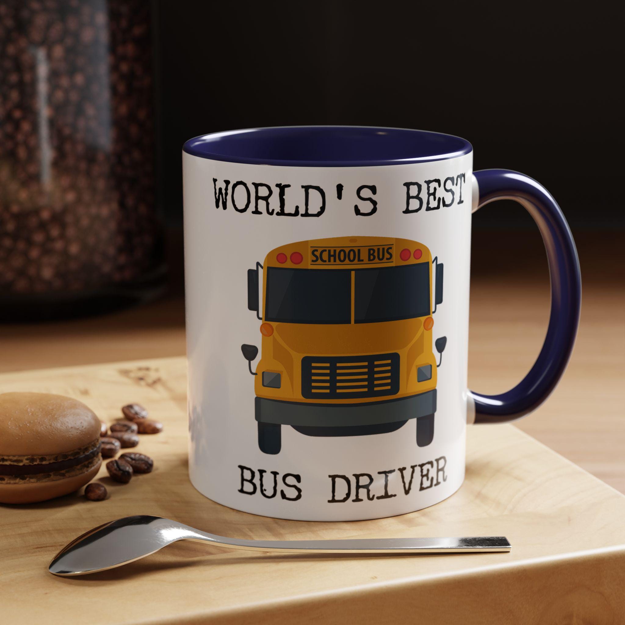 School Bus Driver Coffee Mug: Vibrant Ceramic Mug, Appreciation Gift - Etsy
