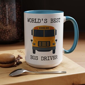 School Bus Driver Coffee Mug: Vibrant Ceramic Mug, Appreciation Gift - Etsy