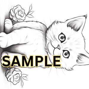 100 Printable CATS and KITTENS Coloring Pages | Positive Activity ...