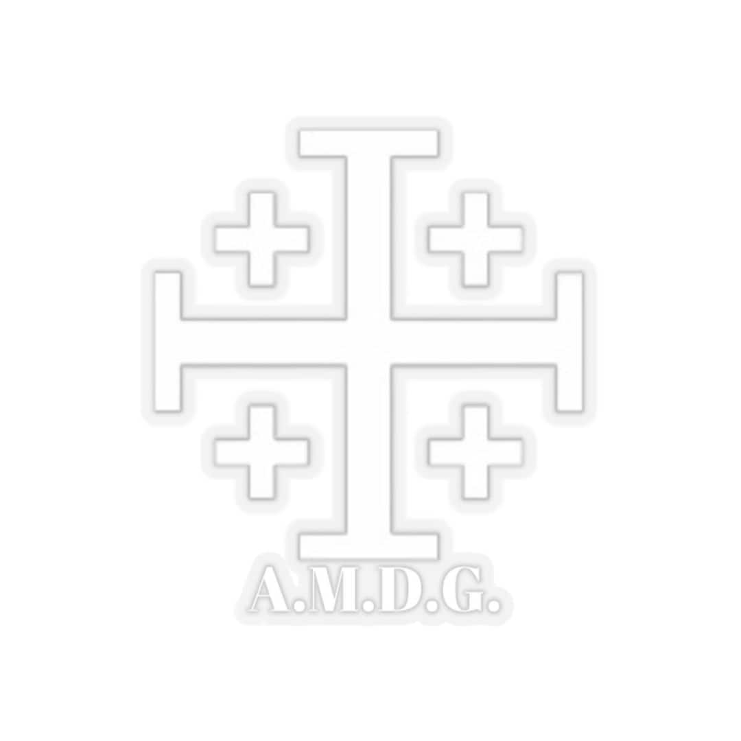 Jesuit Sticker, AMDG Decal, Vinyl Sticker, Hydroflask Sticker, Laptop ...