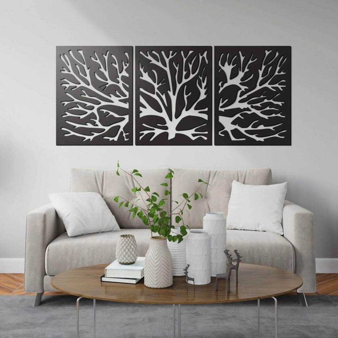 Tree Branches Wall Decor, Decorative Trees Wall Decor, Branch Wall Sign ...