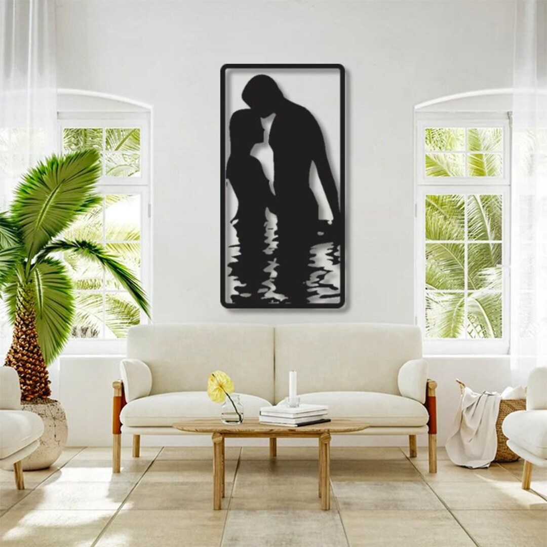 Romantic Couple Wall Art Ruby Landscape Wall Decor Love - Etsy