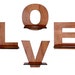 Love Wall Shelves Letters Shaped Wall Shelves Decorative - Etsy