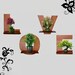 Love Wall Shelves Letters Shaped Wall Shelves Decorative - Etsy