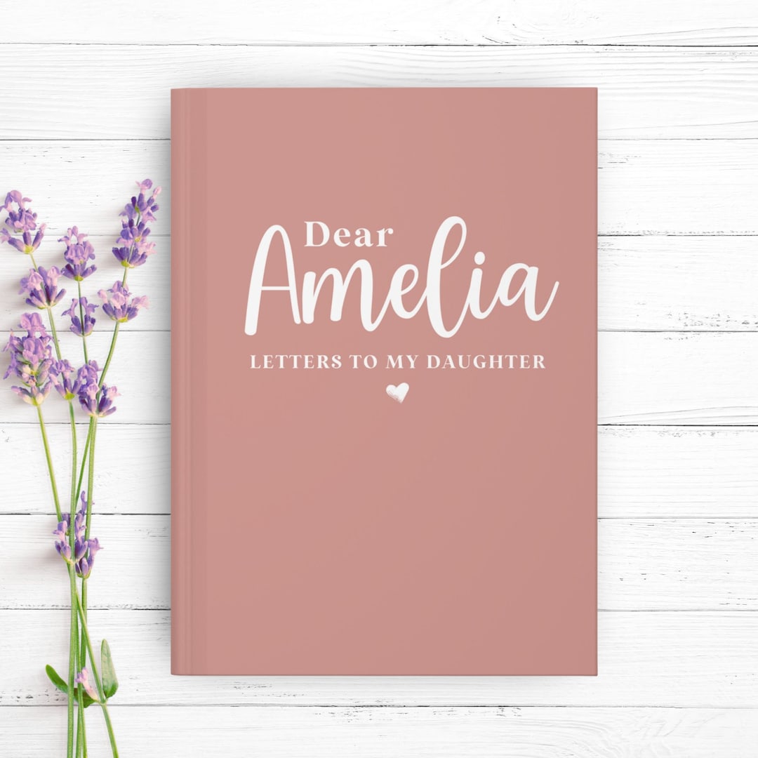 Custom Journal for Daughter | Personalized Keepsake Journal | Letters ...