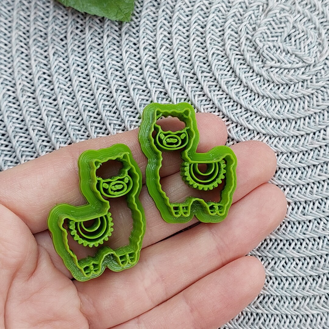 Lama Clay Cutter Lamma Alpaca Clay Cutters Earrings Polymer Clay ...