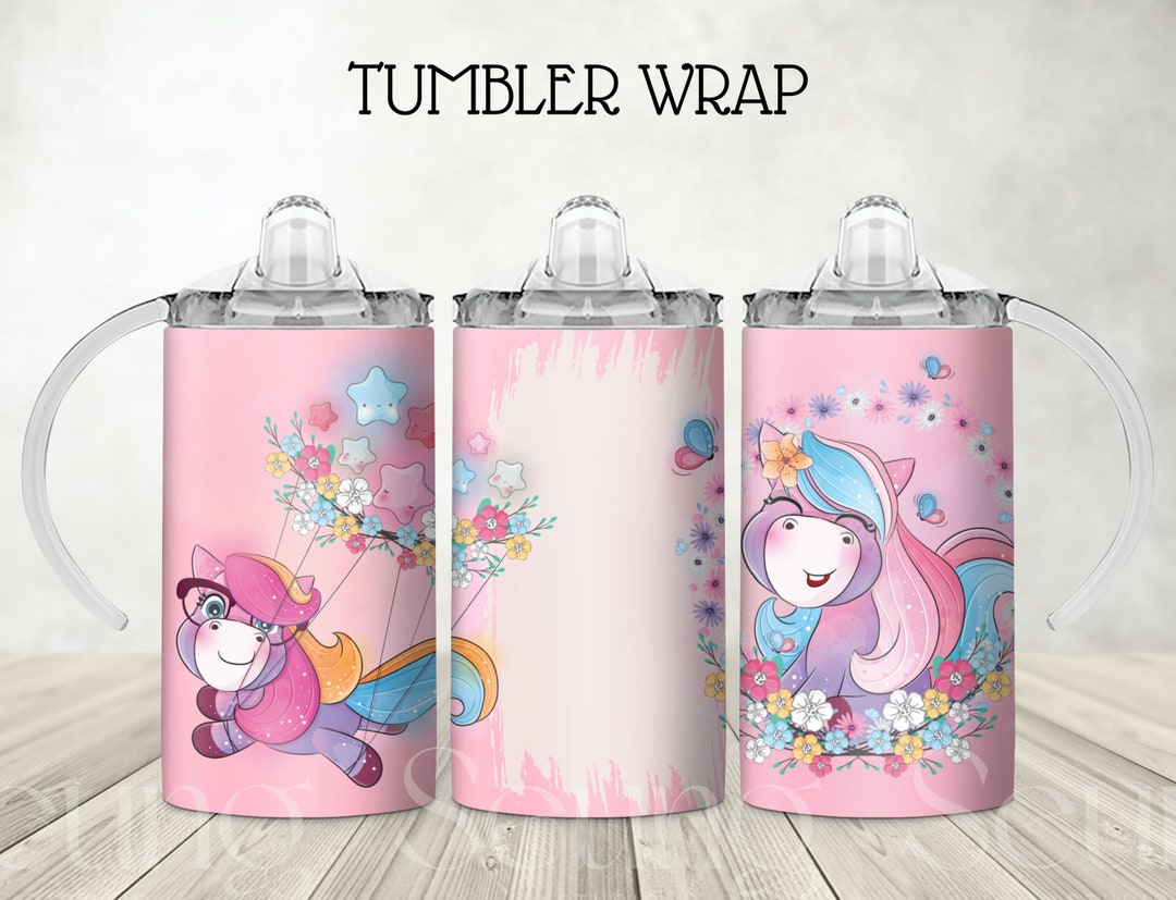 CUTE PONY 12 Oz Sippy Cup Png, Cute Animation Sippy Cup Designs, Pony ...