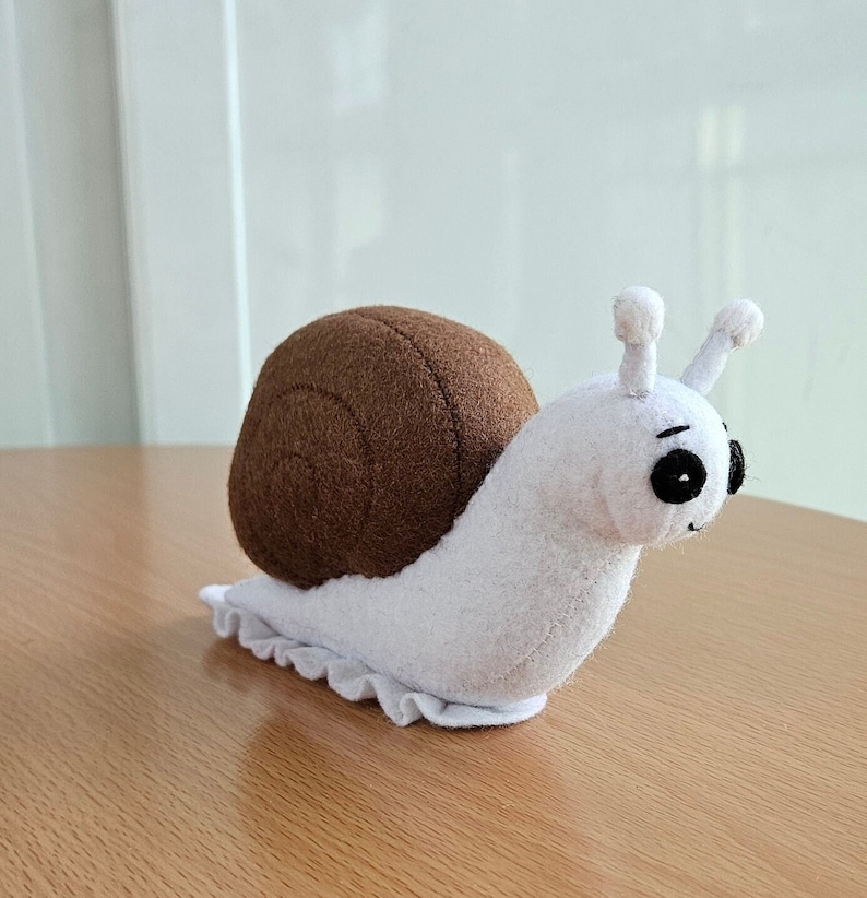 Felt Snail PDF Pattern - PDF Sewing Pattern + Tutorial Step by Step ...
